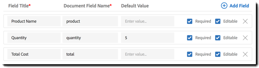 Configure a new sending workflow